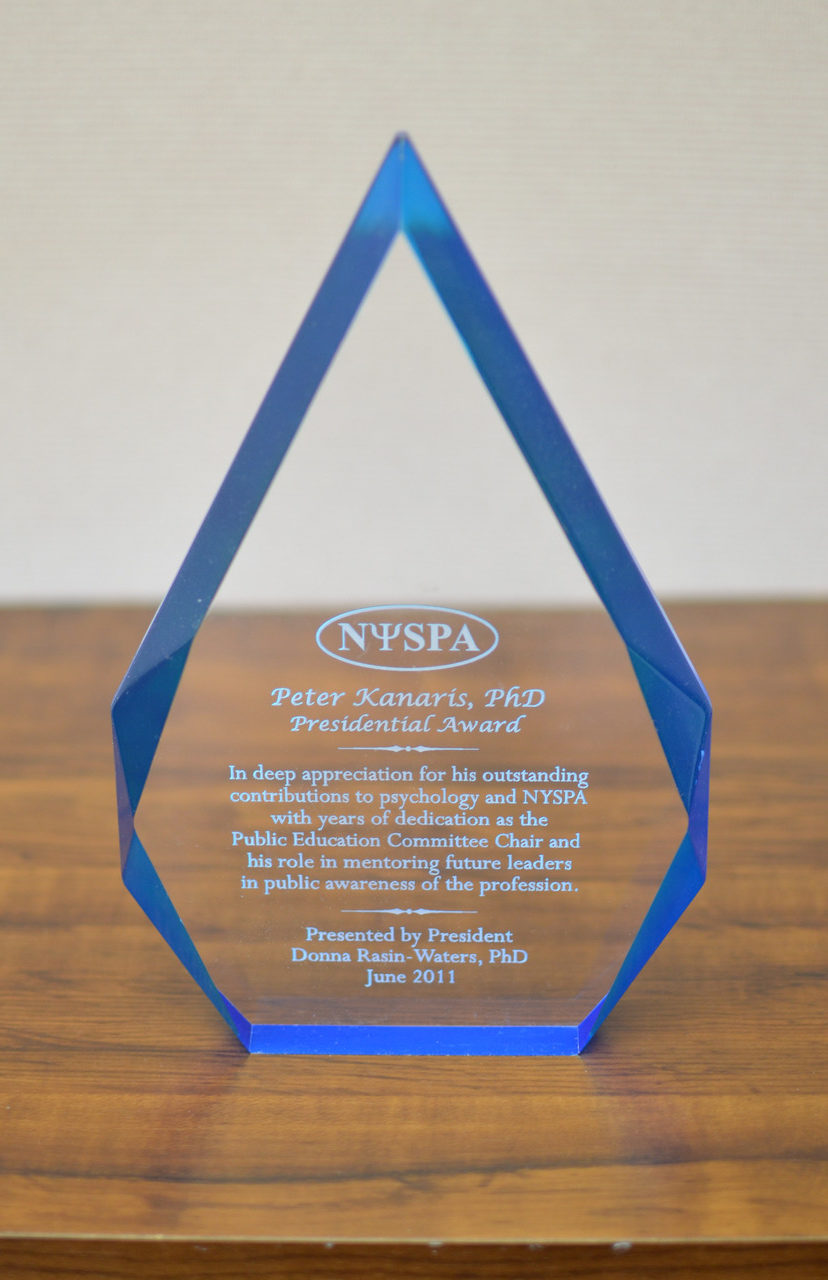 Awards in Smithtown, NY | Kanaris Psychological Services, P.C. | Award ...